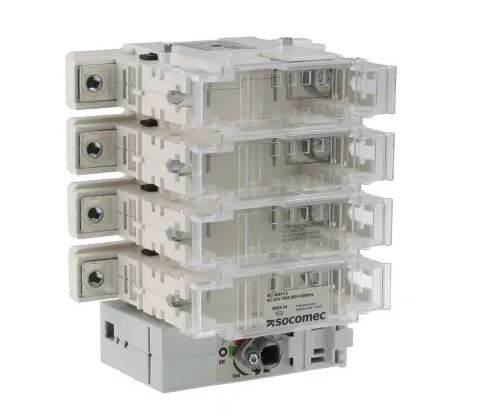 38416010 | Socomec 4 Pole 100A Fuse Switch | PES Group